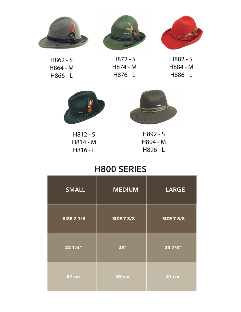 German Bavarian Style Green 100% Wool Hat
