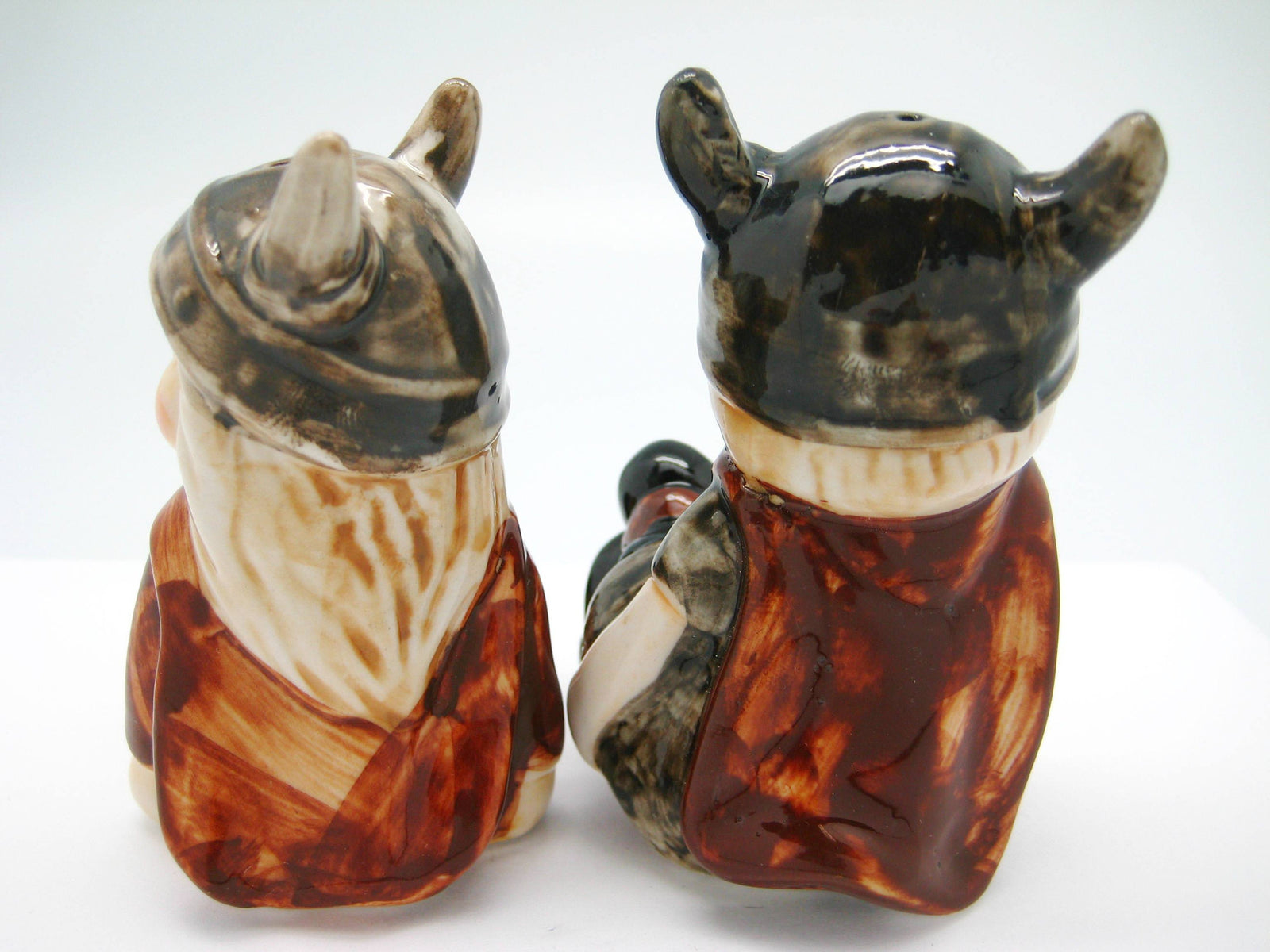 Vintage Salt and Pepper Shakers Norwegian Vikings