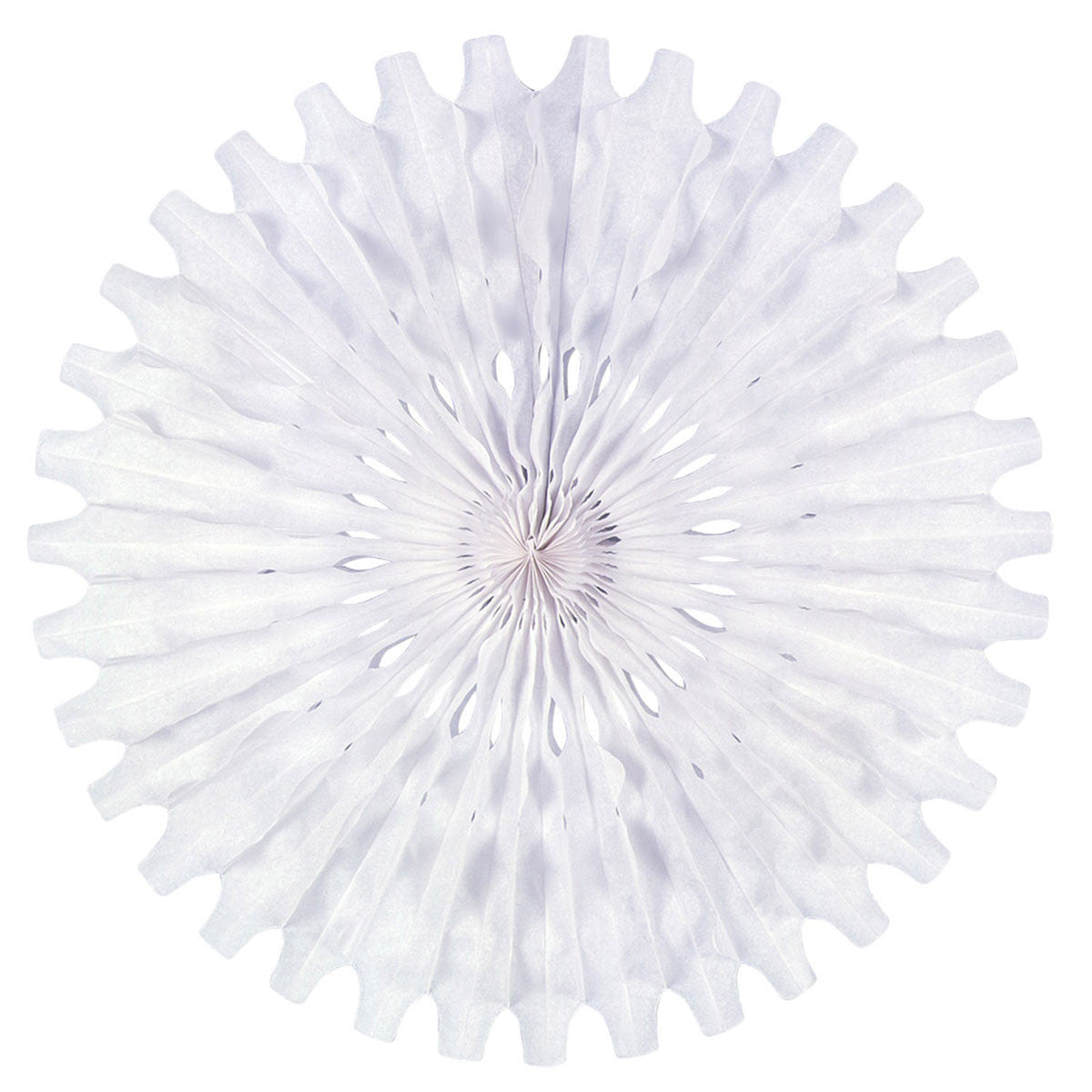 White Tissue Fan Hanging Oktoberfest Party Decorations